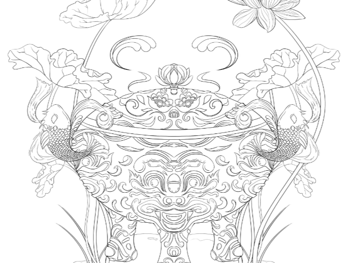 线性插画_njdd-站酷ZCOOL