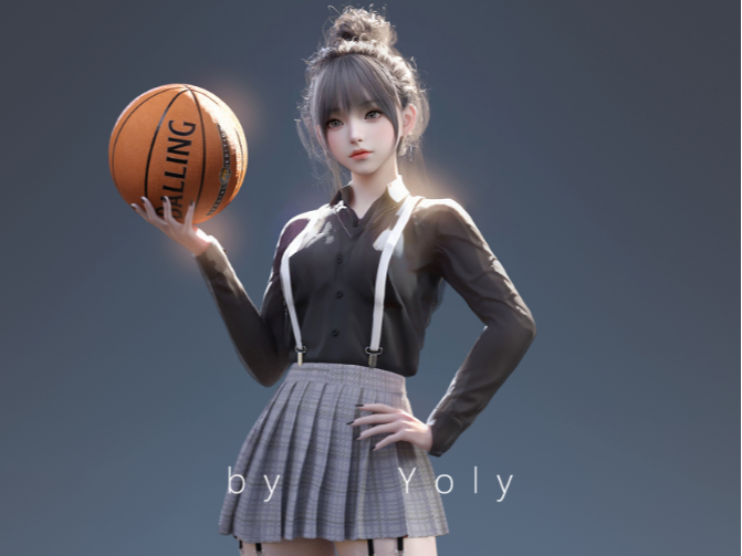 Yoly 莜莉 #118 jk少女_yoly莜莉-站酷ZCOOL