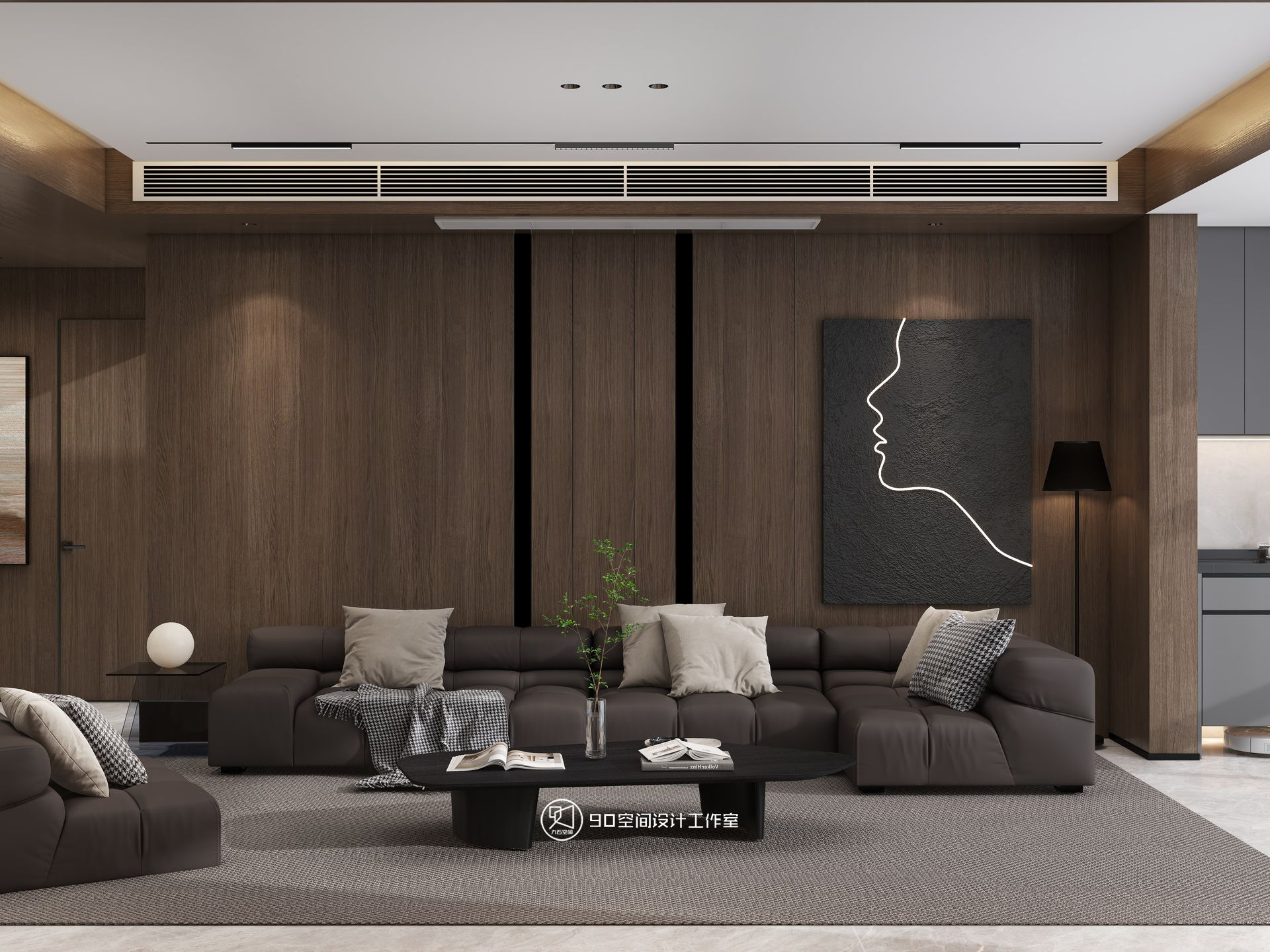 130㎡意式极简，探索生活的更多可能性_设计师赵响-站酷ZCOOL