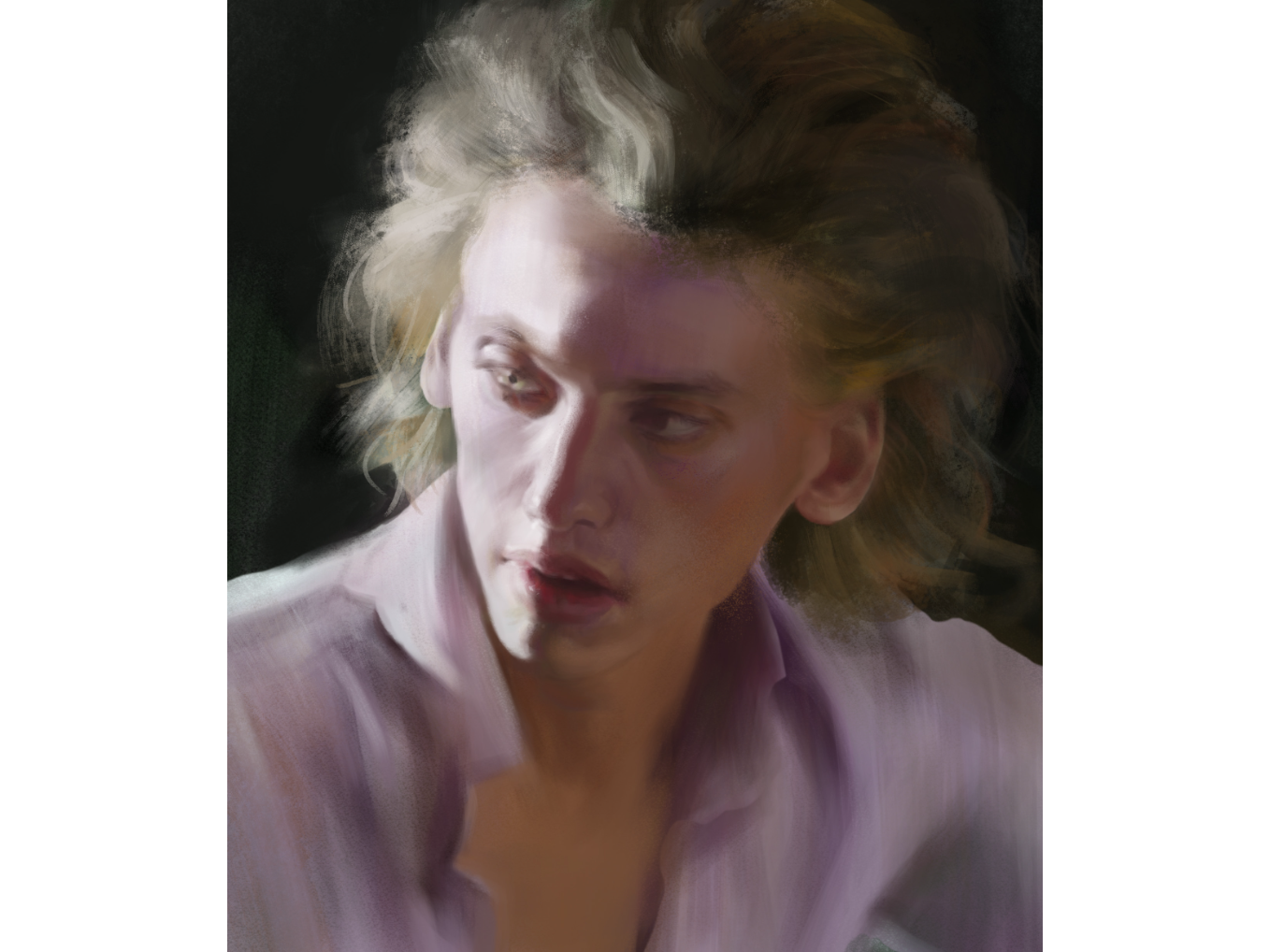 厚涂 男青年_两个字庸俗-站酷ZCOOL