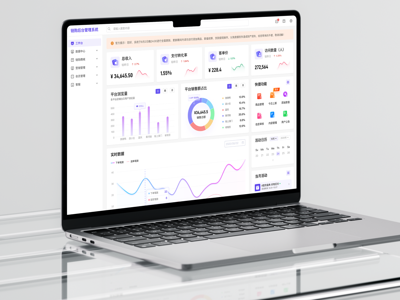 B端｜黄河链 链购后台管理系统_Mason_lei-站酷ZCOOL