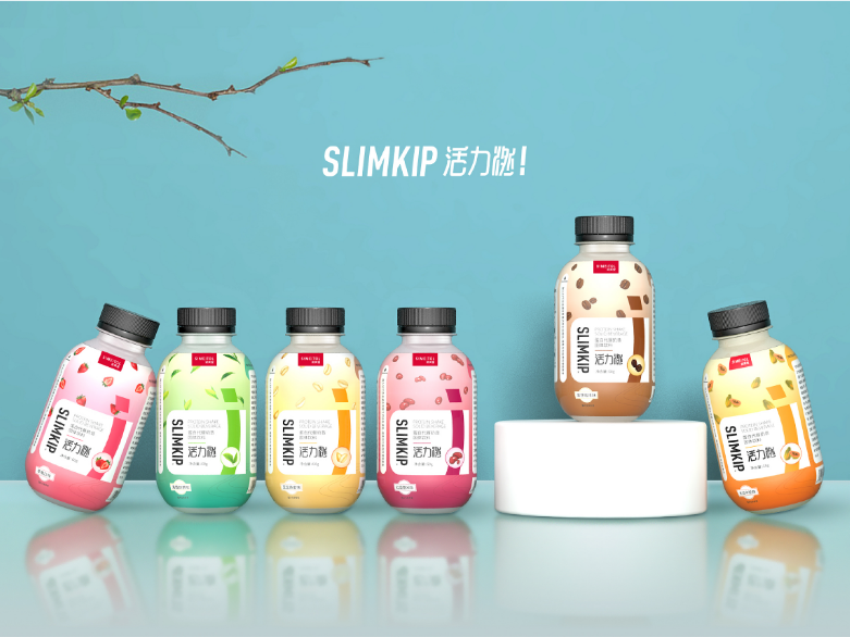 减肥产品-代餐奶昔-包装设计_海棠花红-站酷ZCOOL