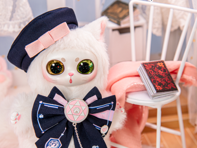 【毛绒/潮玩】白酥酥-cherrykitty联名款领结_Rinrinko-站酷ZCOOL