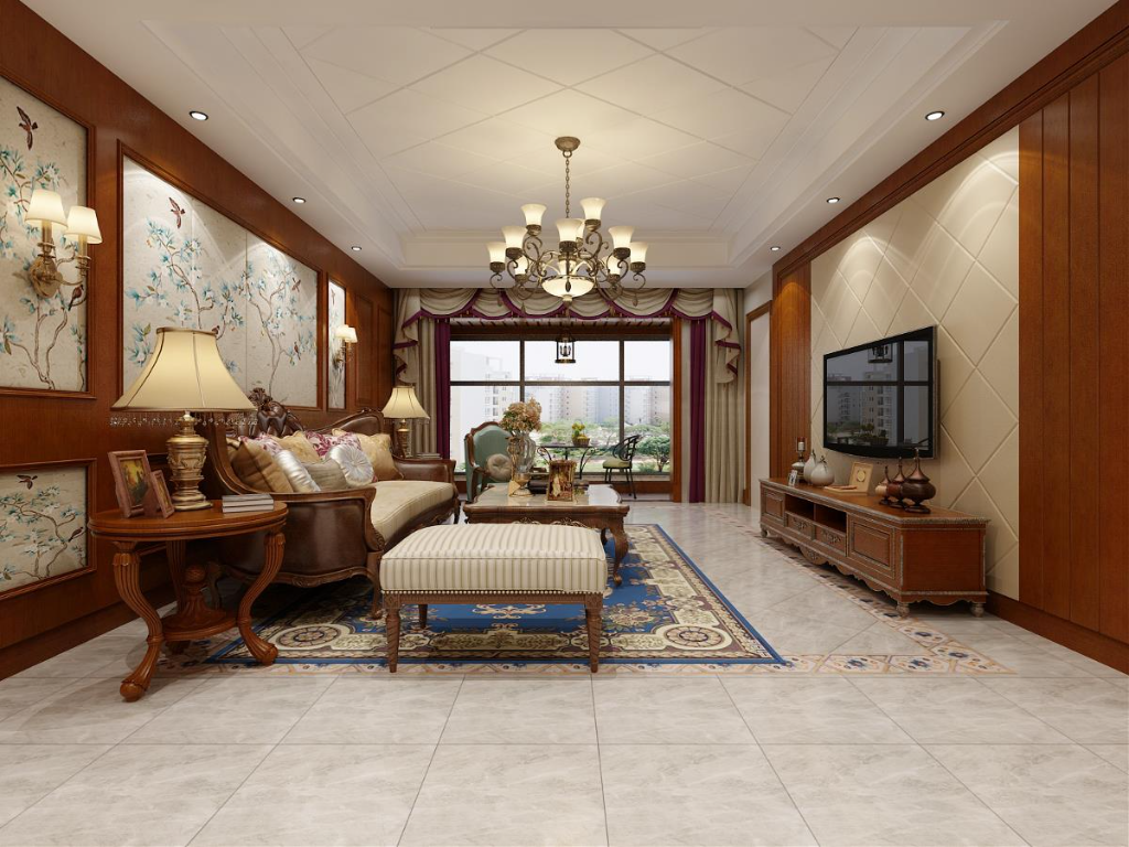 室内美式乡村风格_瑾然0051-站酷ZCOOL