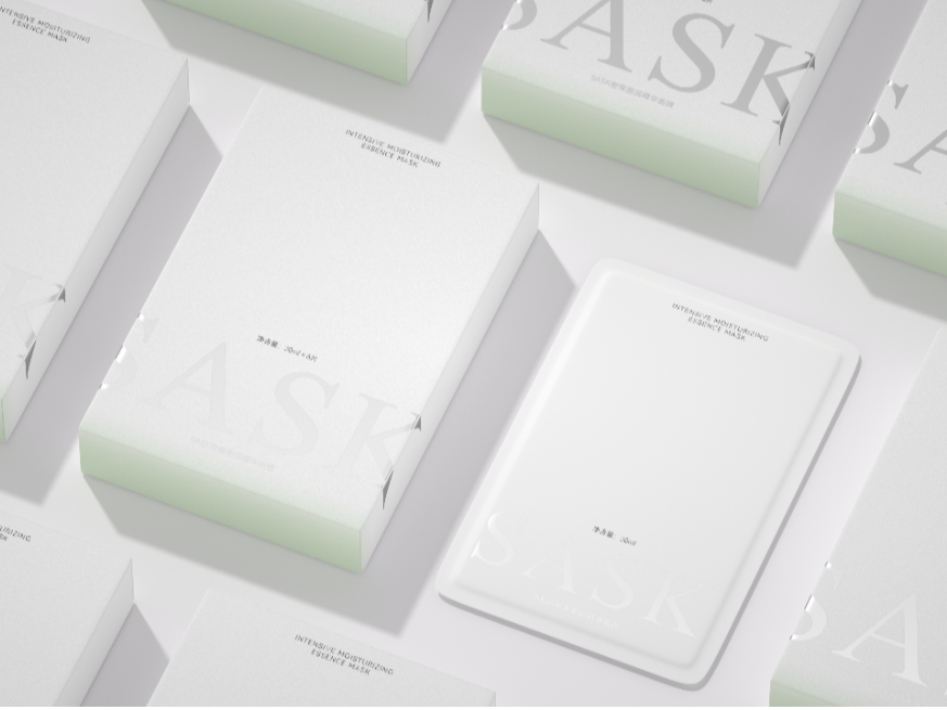 SASK丨密集衡润精华面膜丨包装设计_GAOMC-站酷ZCOOL
