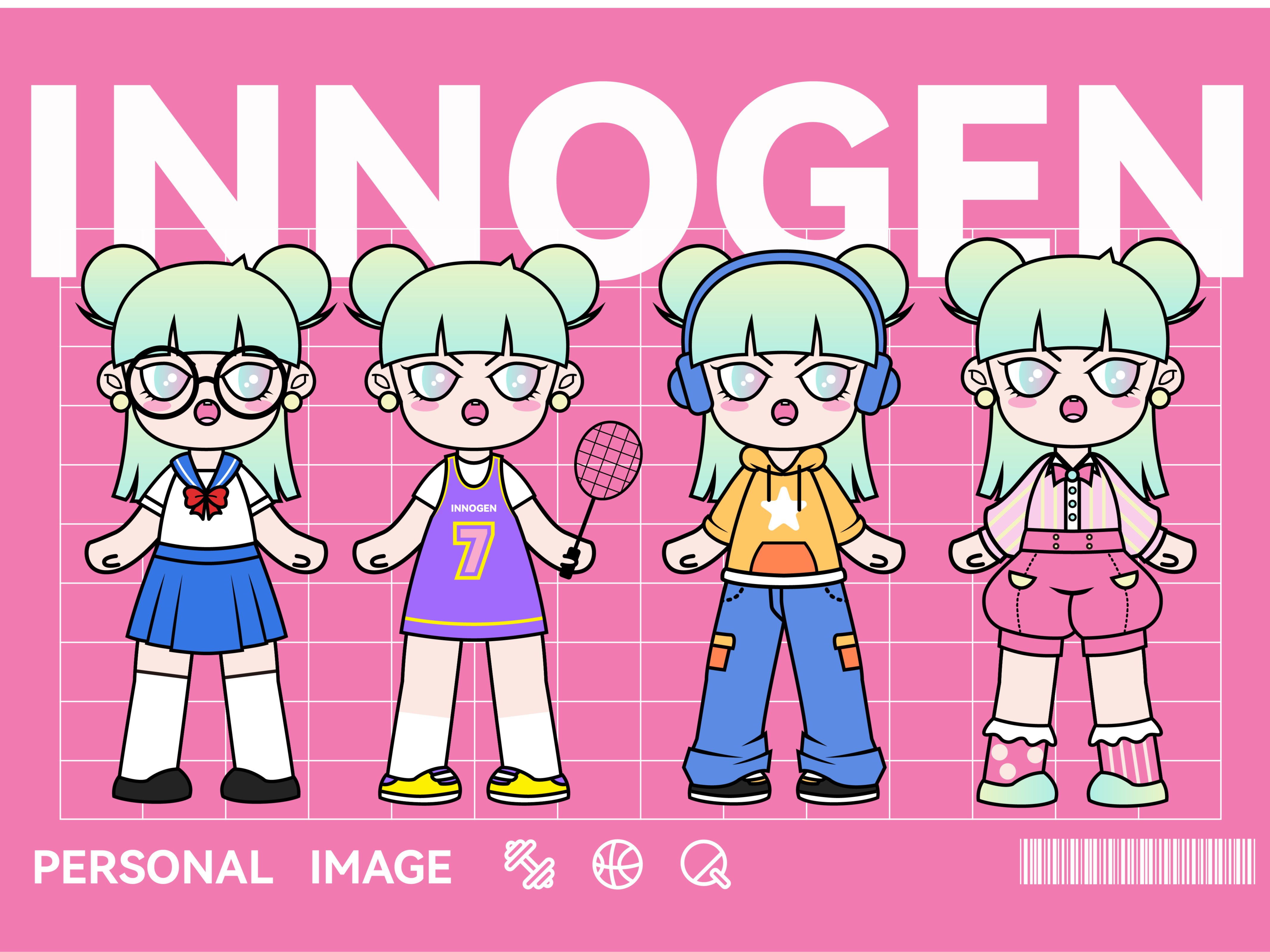 IP形象｜个人IP设计_Sunny莹1007-站酷ZCOOL