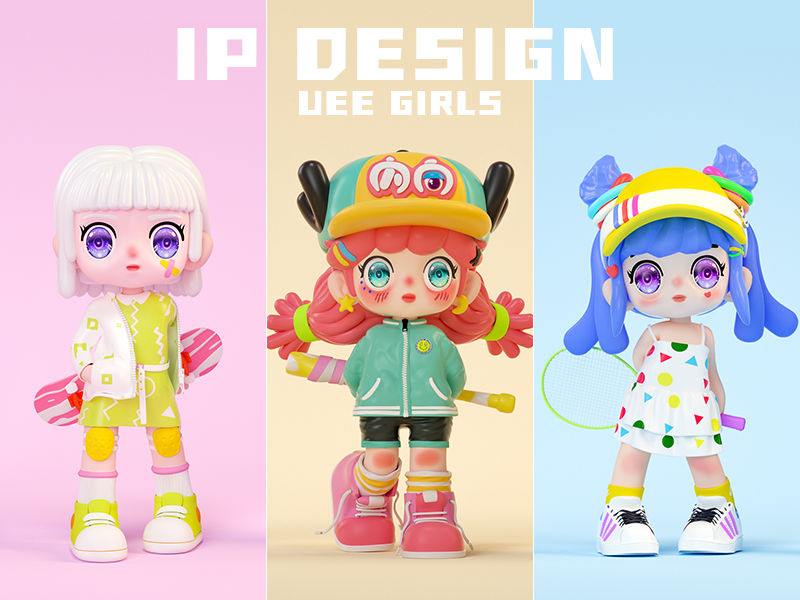 原创IP设计丨UEE女孩_大碗白茶-站酷ZCOOL