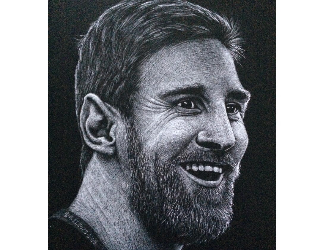 李子哥刮画作品——人物练习_李子哥-站酷ZCOOL