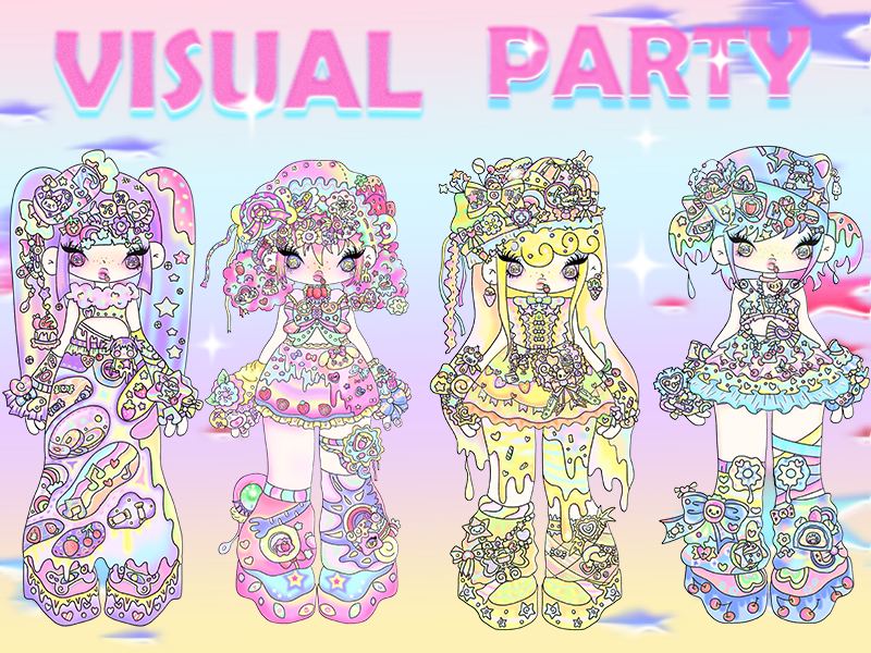 个人原创IP形象-Visual party_0_933-站酷ZCOOL