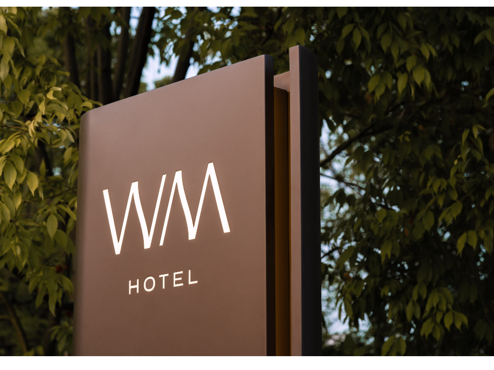 酒店标识设计-WM hotel_导视学说-站酷ZCOOL