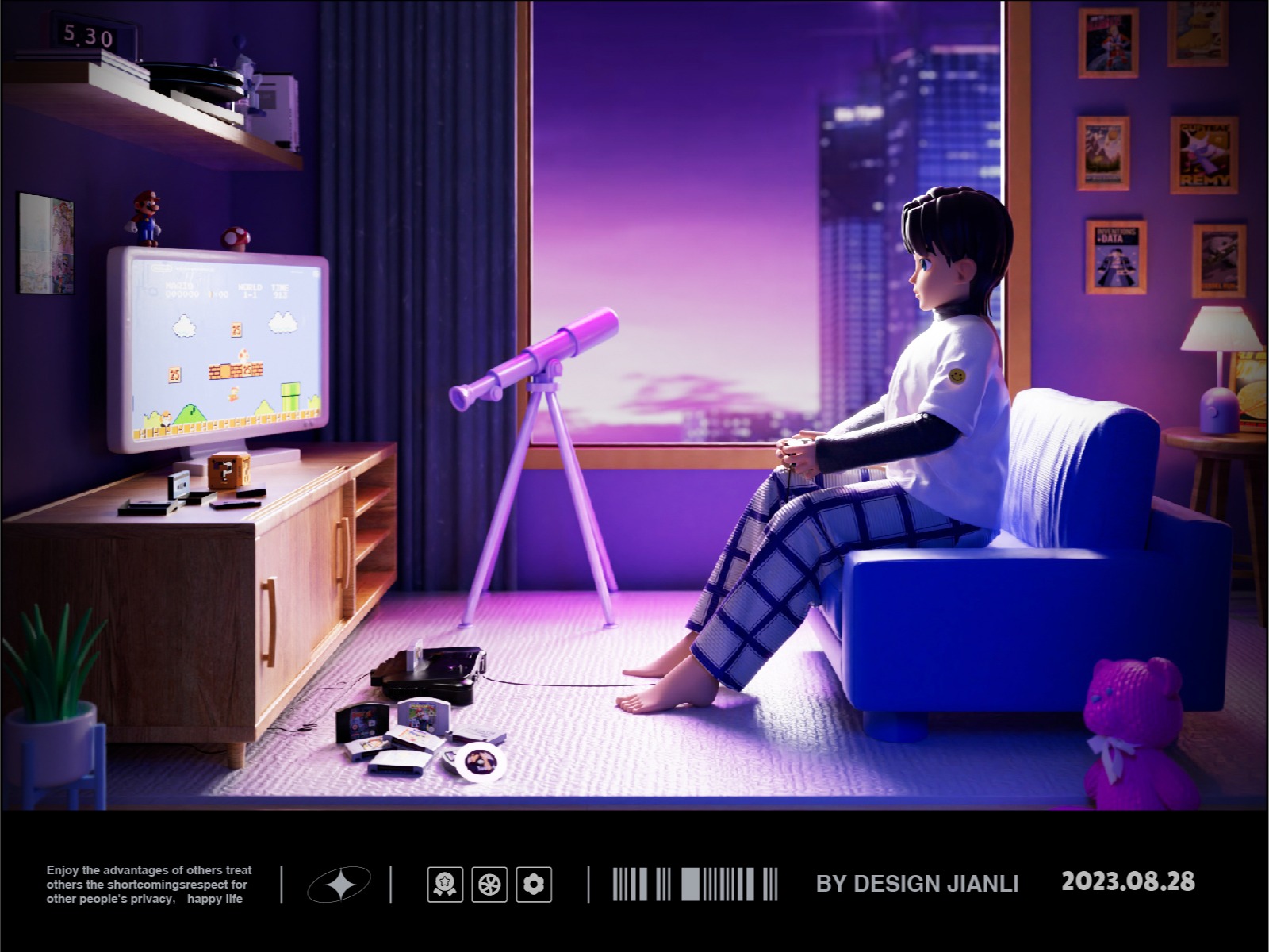 CHESTNUT OOTD-虚拟角色_CJL_X-站酷ZCOOL