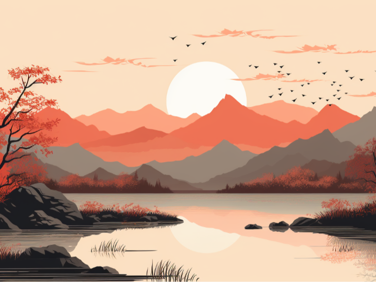 秋天—中国风_ANXIAOYAO9981-站酷ZCOOL