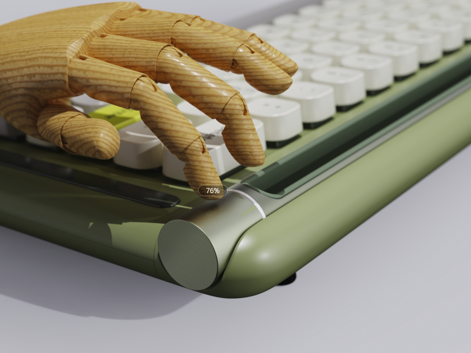 One key—无线机械键盘_朝西里-站酷ZCOOL