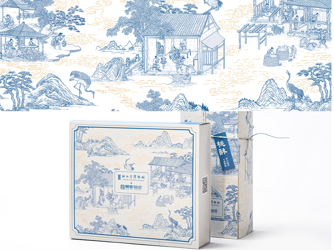 《江西省博物馆》联名插画包装_Jane_Sj-站酷ZCOOL