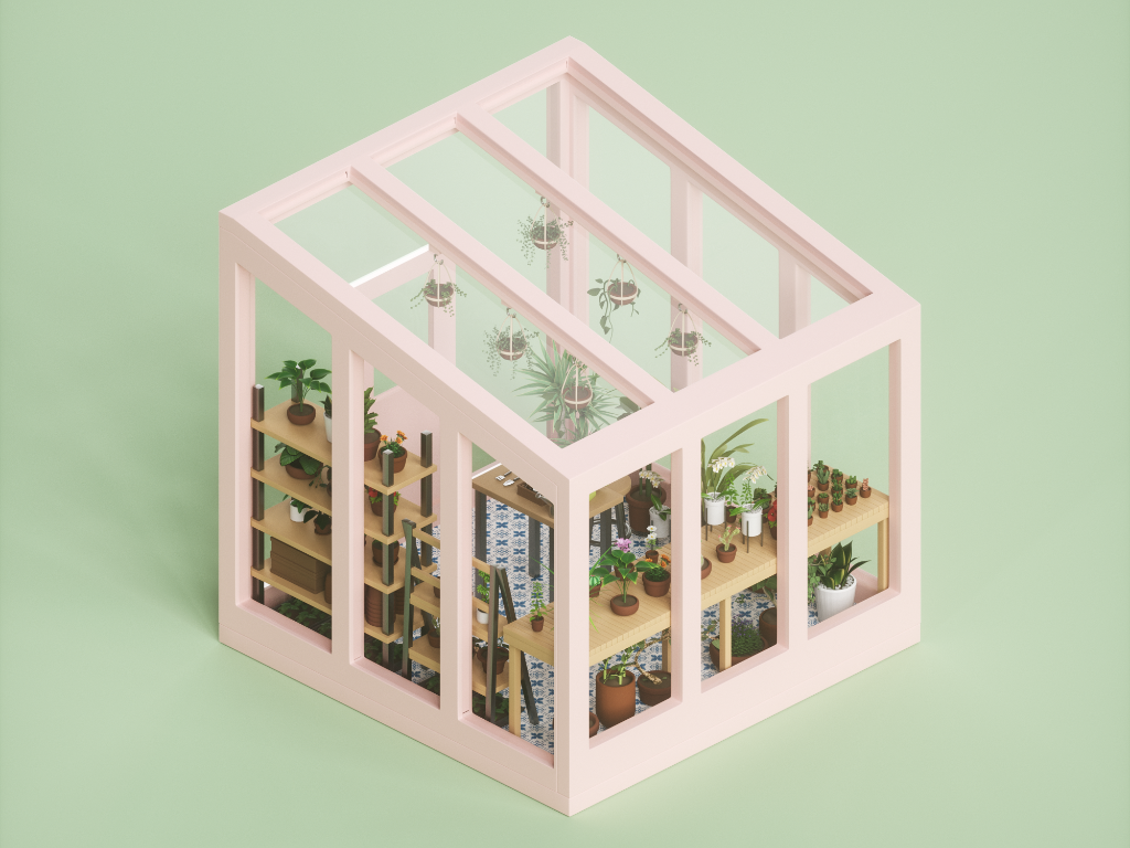 三维蜂巢行动-小小温室花园_Ivy_Shao-站酷ZCOOL