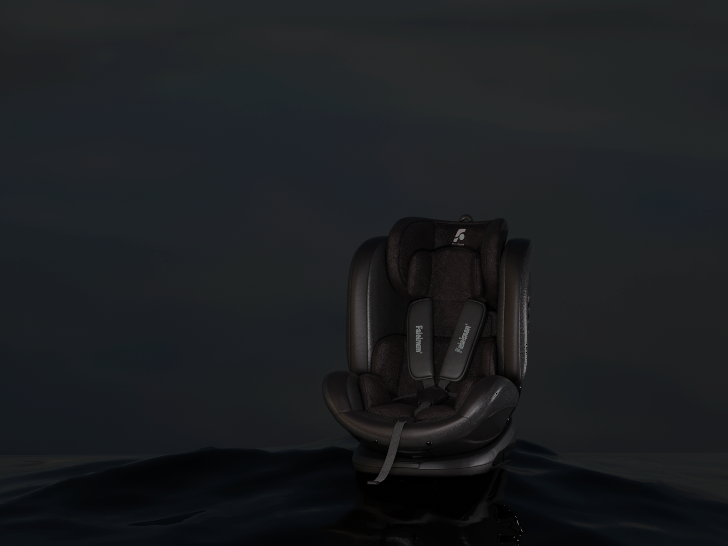 C4D儿童安全座椅_哎呀YI-站酷ZCOOL