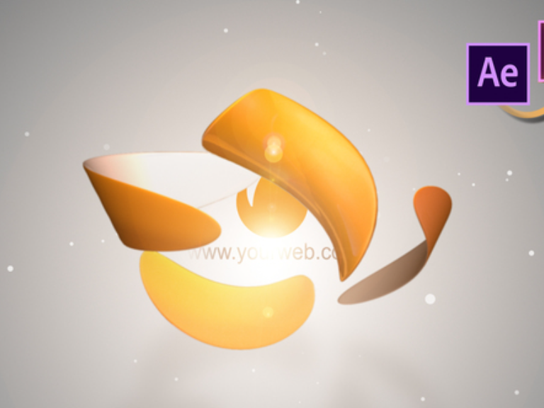 AE模板|简单动态橙色标志LOGO演绎广告综艺片头_猿文件网官方账号-站酷ZCOOL