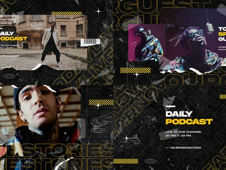 AE模板|时尚都市风格动感酒吧DJ博主炫酷嘻哈说唱_猿文件网官方账号-站酷ZCOOL