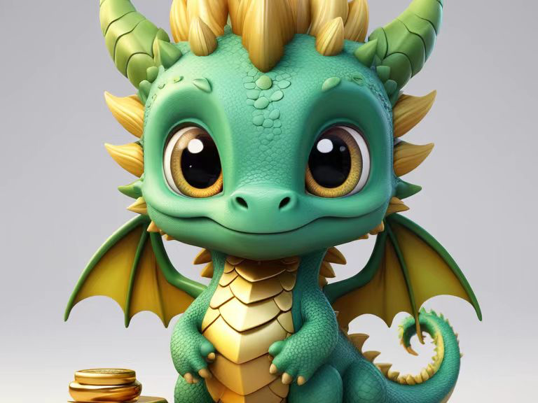 AI小萌龙_山水青-站酷ZCOOL