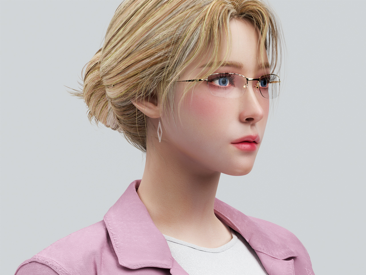 OC渲染【人物皮肤】_七仔不能饿-站酷ZCOOL