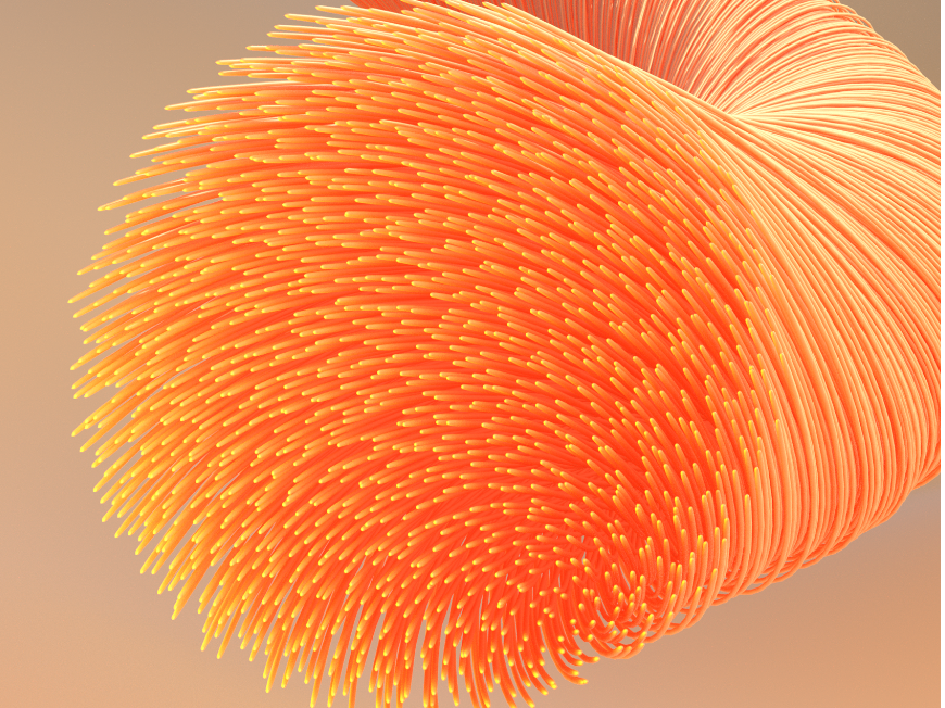 c4d渲染｜网易严选暖炎系列纤维渲染_里与LEE-站酷ZCOOL