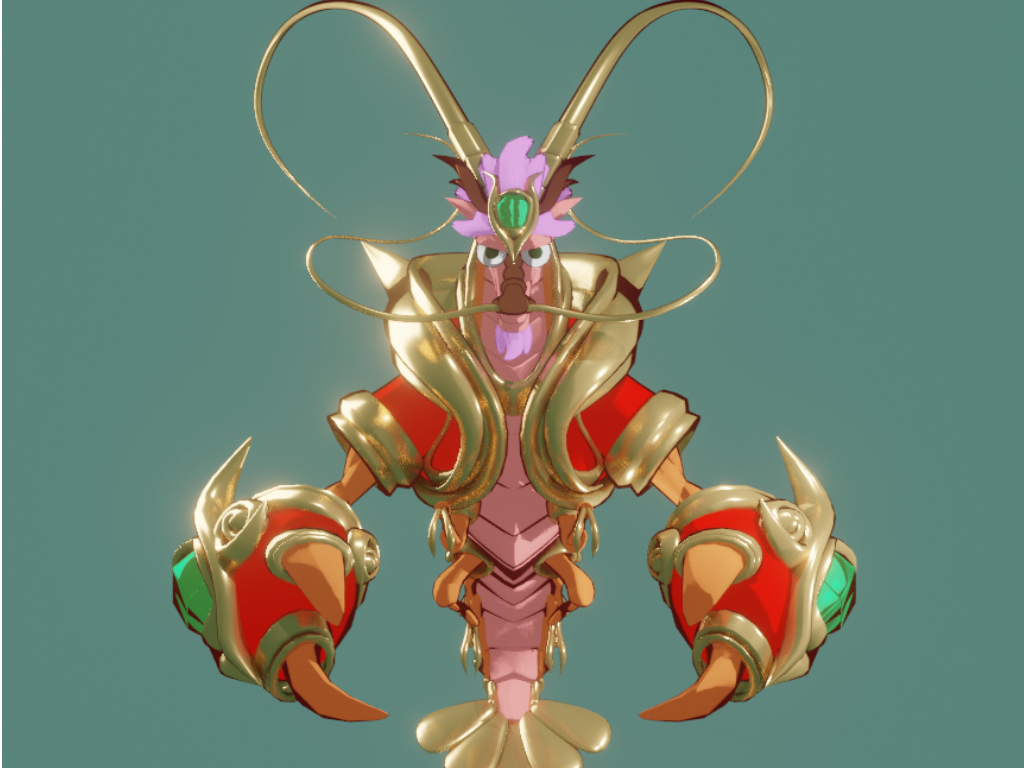 ACE-卡通世界-龙虾_AceShanCG-站酷ZCOOL