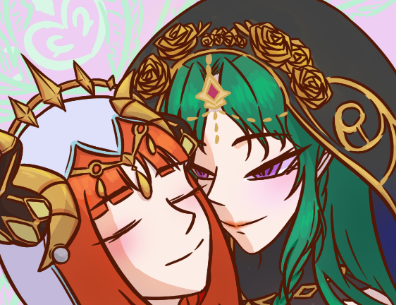 跨游戏-妮露-莎乐美-从心底渴望_无面相-站酷ZCOOL