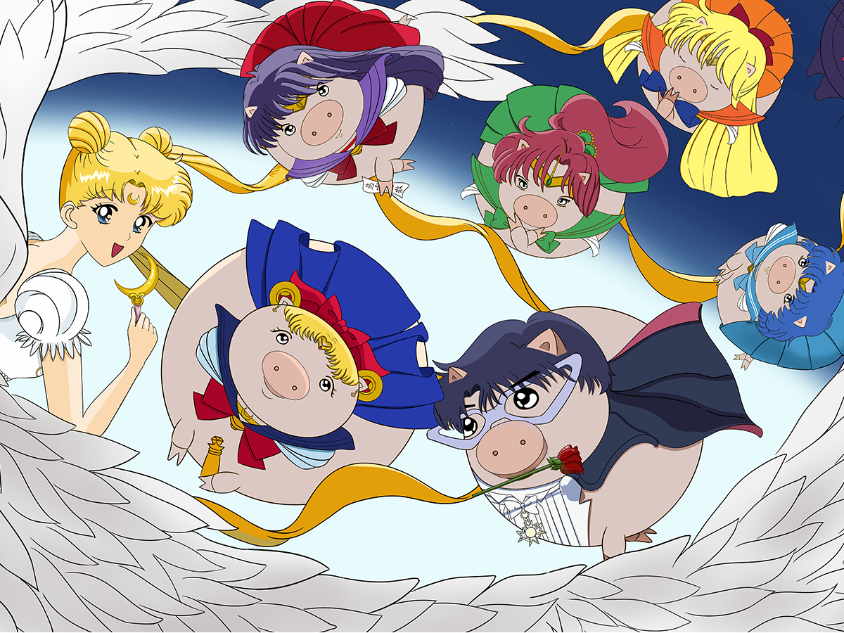 童年回忆——美少女战士_chengzi兔-站酷ZCOOL