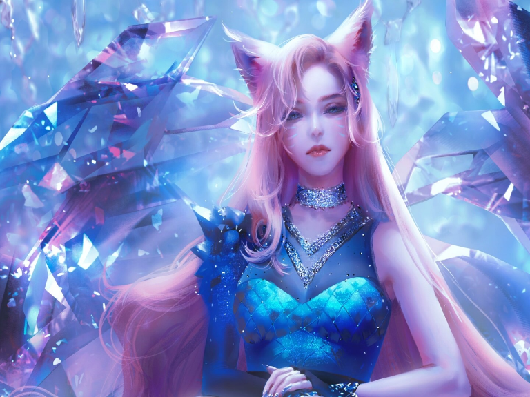 英雄联盟阿狸壁纸_素材网站_图片免费下载-ZCOOL站酷