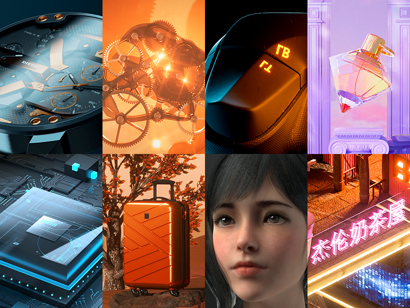 C4D三维渲染作品集/产品/场景_小只猪阿-站酷ZCOOL