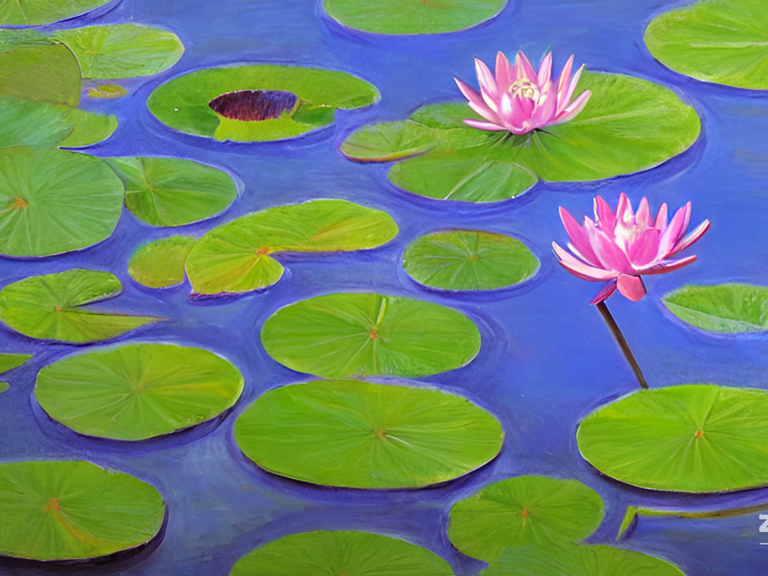 #站酷AI创作实验室#莲的心事_江南小秋-站酷ZCOOL