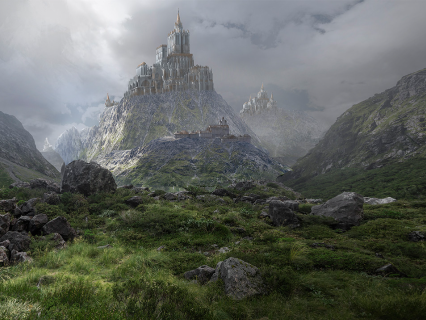 ZBrush/3dmax/Ps-魔幻世界场景建模建模教程。3d建模_Alan安澜-站酷ZCOOL