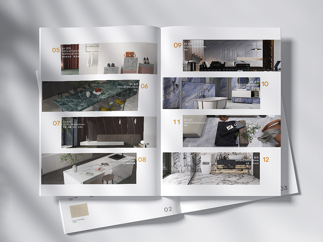 贝奈利岩板SK系列产品图册_设计师兔一-站酷ZCOOL