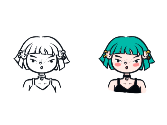 挑战百变头像 Day08_何仙姑Queenie-站酷ZCOOL