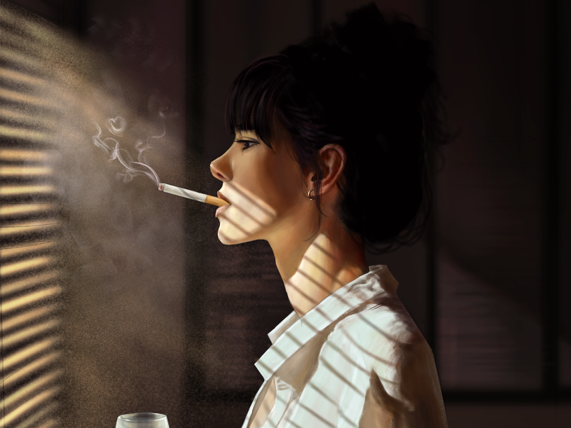 侧身_墨rowwind-站酷ZCOOL