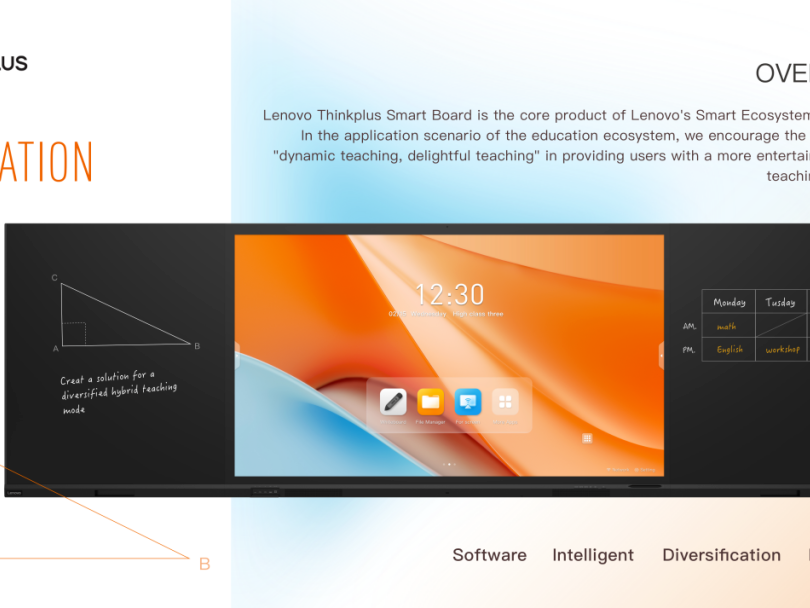 最新获奖 | 联想智慧大屏：智能授课体验_成功设计平台-站酷ZCOOL