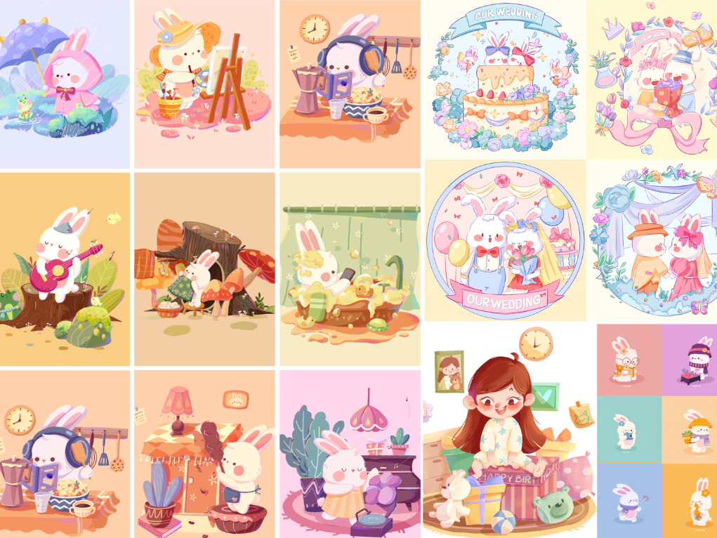 原创可爱小场景合集_小迪XD-站酷ZCOOL