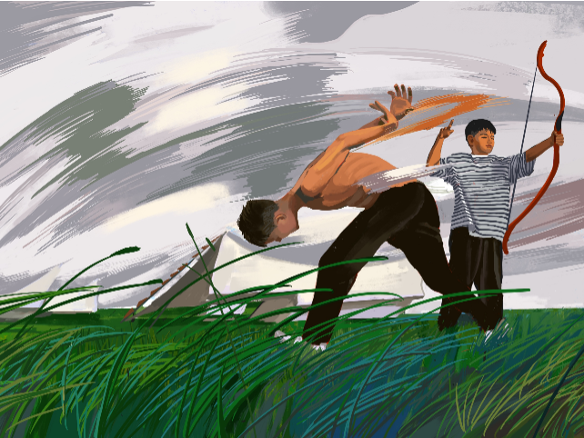 呼伦贝尔大草原_张征MP1949-站酷ZCOOL