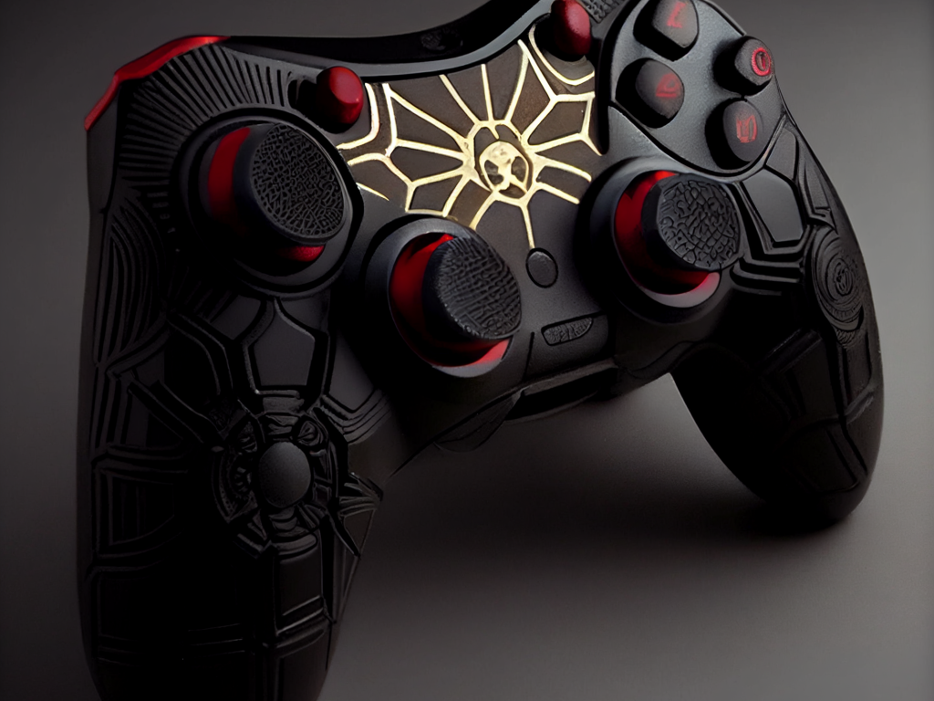 AI/超级英雄游戏手柄设计 蝙蝠蜘蛛与钢铁_子都树蚁-站酷ZCOOL