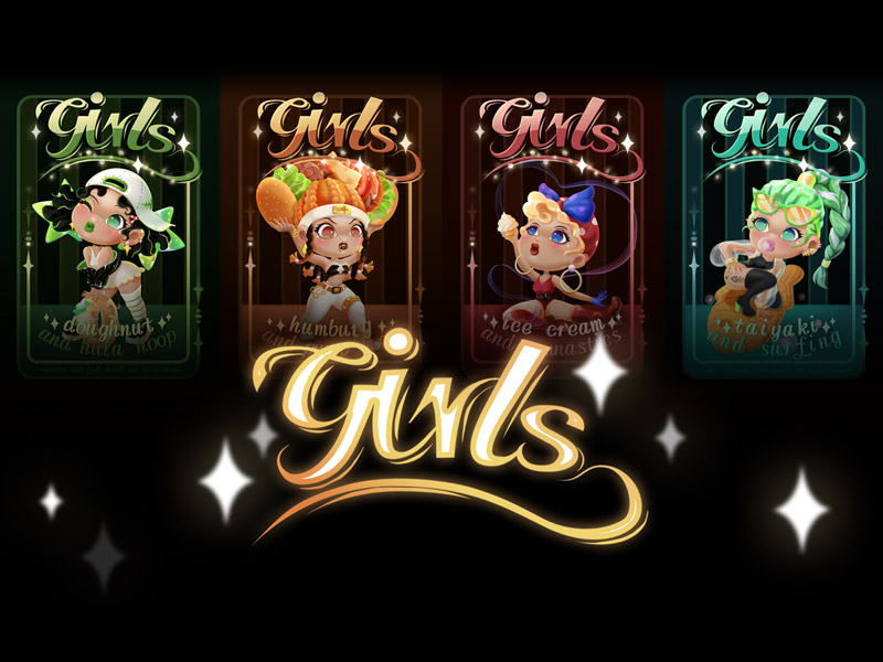 《girls》系列ip设计_tri的画画日记-站酷ZCOOL