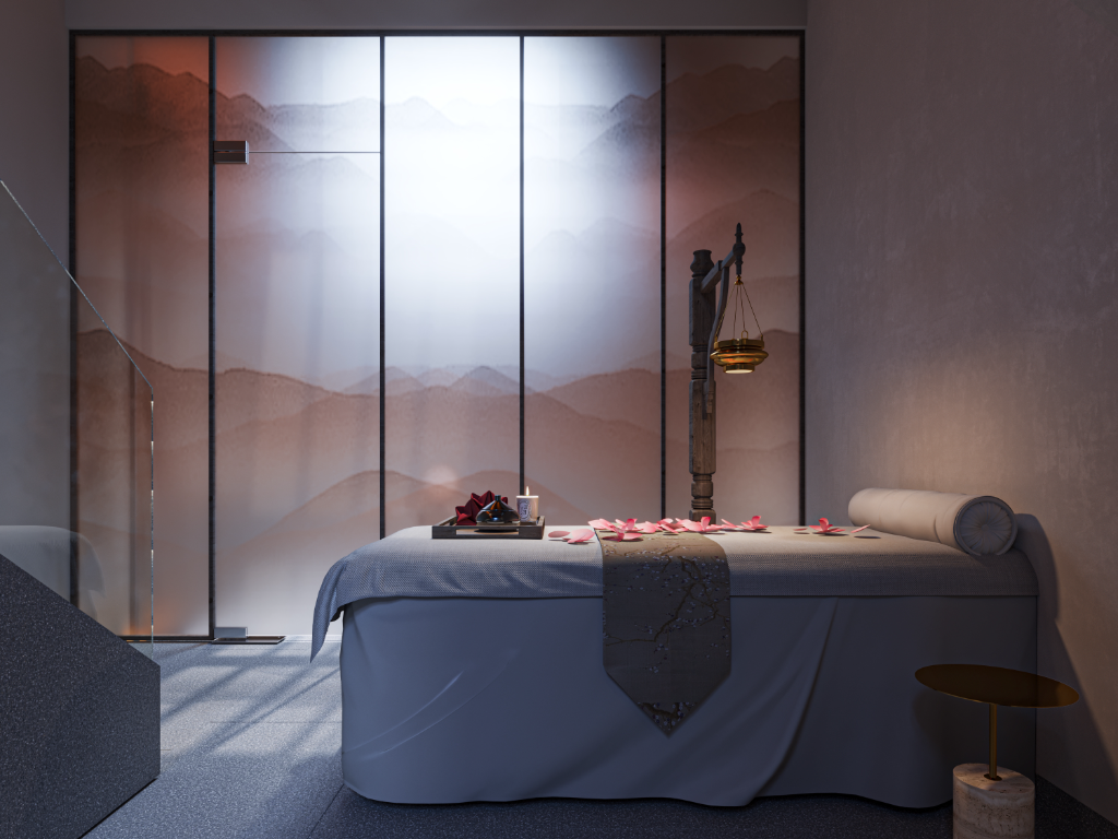 中医馆商业空间渲染_Uncle_Fish_大鱼-站酷ZCOOL