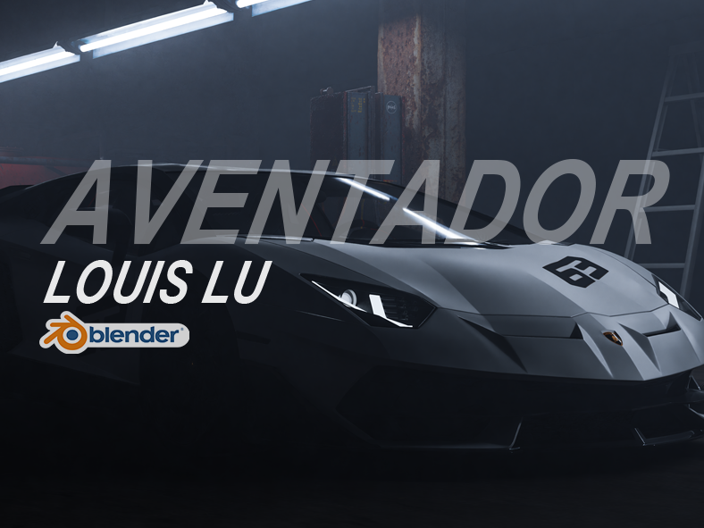 Lamborghini Aventador 63 -CGI FILM_鹿笙Louis_Lu-站酷ZCOOL