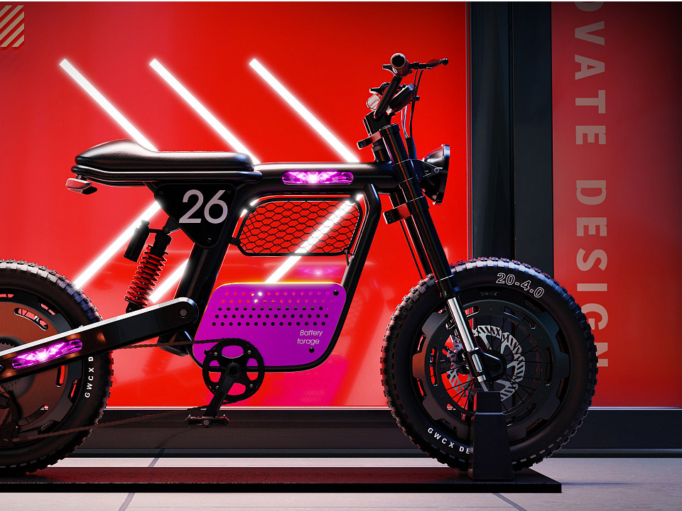 赛博ebike 穿越时间的魅力_格物创新实验室-站酷ZCOOL