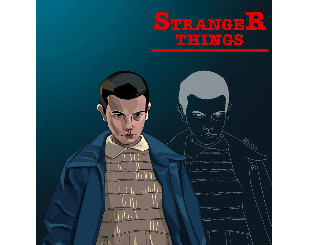 day15 怪奇物语海报_是莎莎sasa-站酷ZCOOL