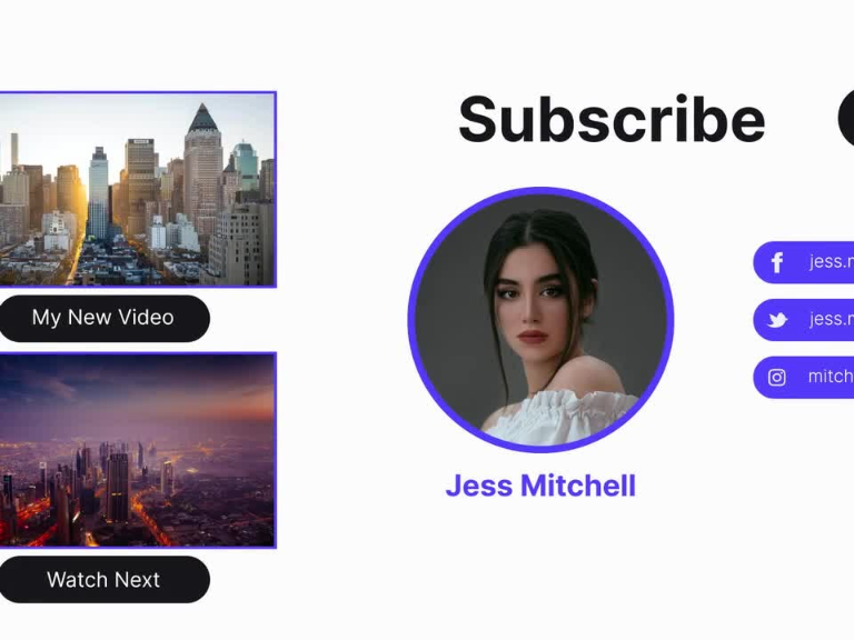 PR模板 | 全新简洁创意动画高级结束屏幕标题介绍视频_猿文件网官方账号-站酷ZCOOL