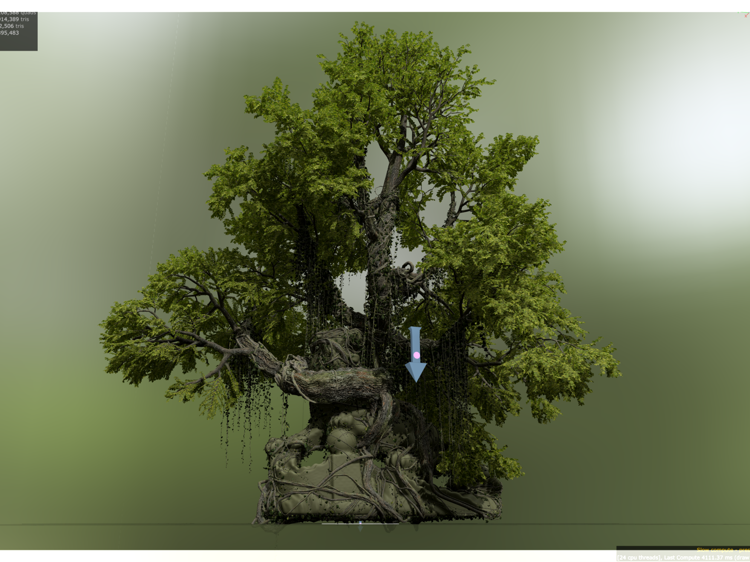 SpeedTree树木_子玠-站酷ZCOOL