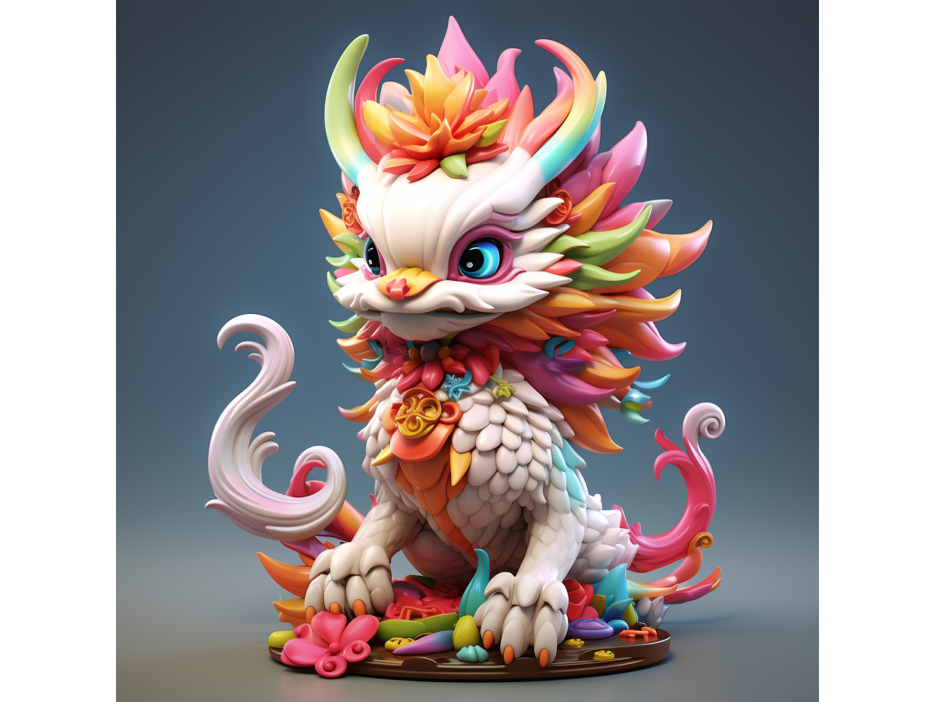 AIGC-七彩龙_COOL7518-站酷ZCOOL