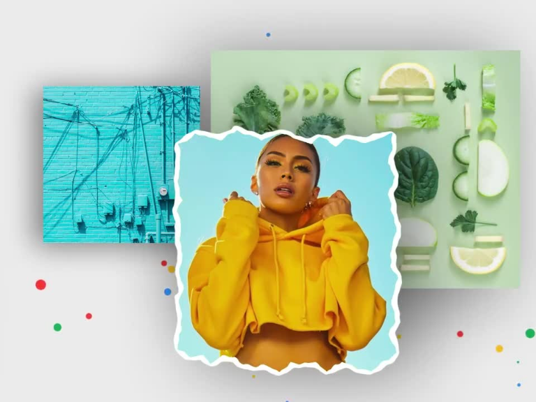 PR模板 | 3D图像彩色动定格动画技术弹出图片五彩纸屑_猿文件网官方账号-站酷ZCOOL