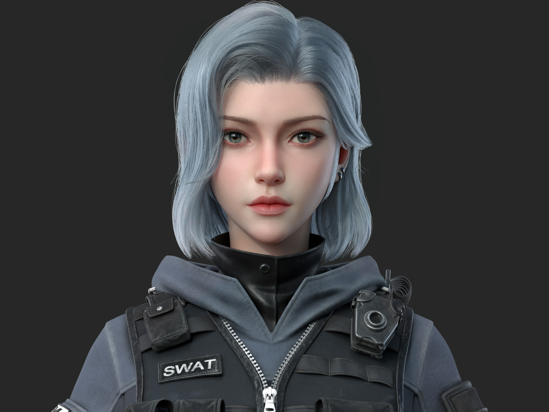 《穿越火线》全新角色女警swat—Business Case_翼次方CG-站酷ZCOOL