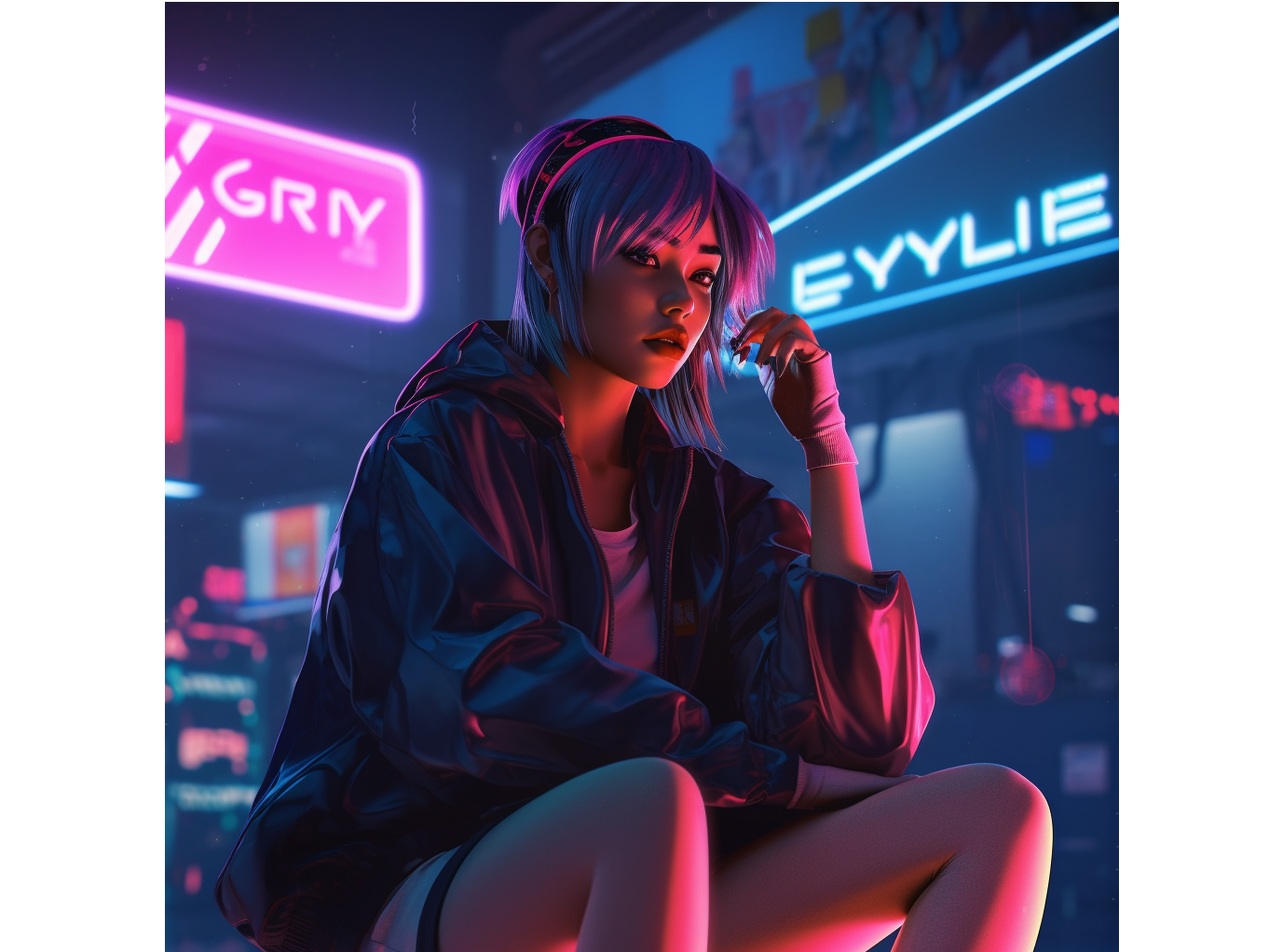 Cyber Girl _愛瞎畫的Lucien-站酷ZCOOL